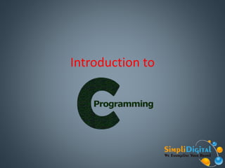 Introduction to c language | History of C language | PPTX