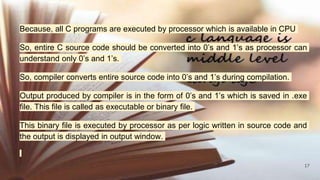 Introduction to c language | PPTX