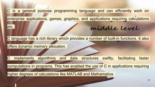 Introduction to c language | PPTX