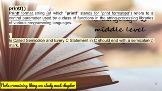 Introduction to c language | PPTX