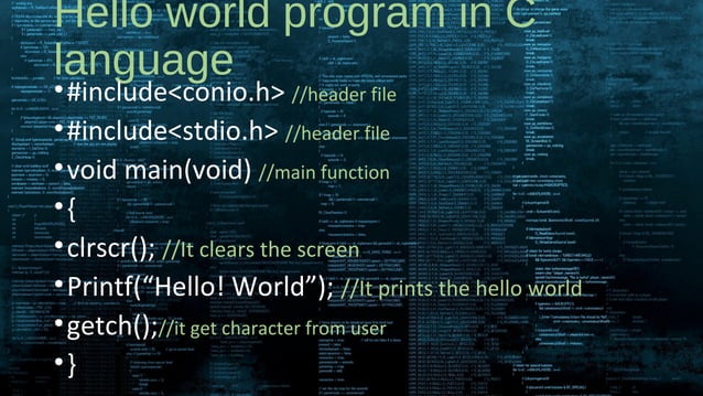 Introduction to c language by nitesh | PPT