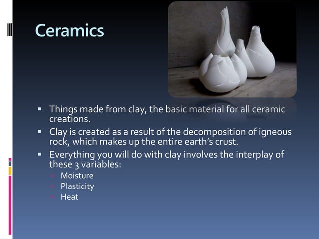 Introduction to clay | PPT