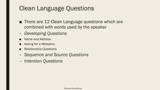 Introduction to Clean Language | PDF