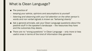 Introduction to Clean Language | PDF