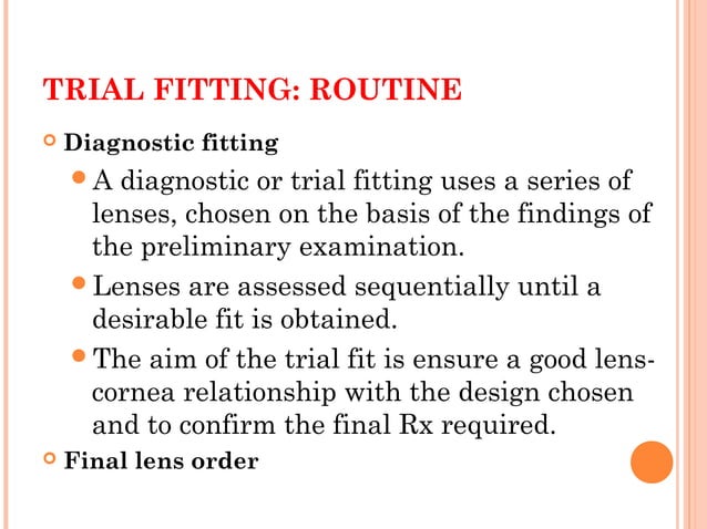 Introduction to cl fitting | PPT