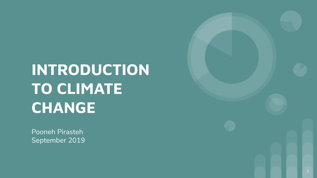 Introduction to climate change - 2019 | PPT
