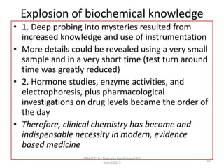Introduction to clinical chemistry | PPTX