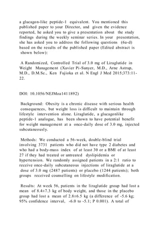 Introduction to Clinical Epidemiology (401173) FINAL ASSIGNMENT | DOCX