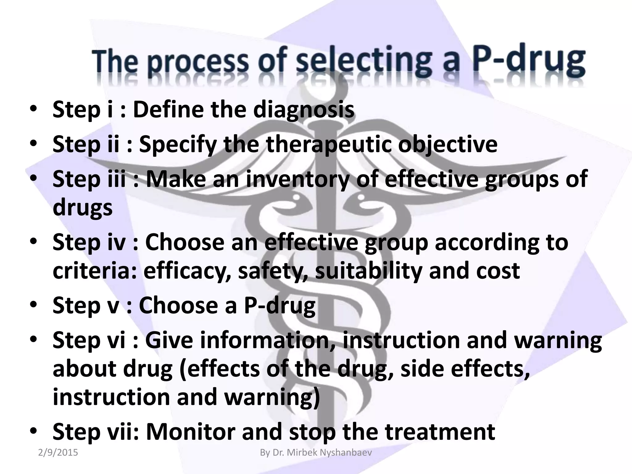 Introduction to clinical pharmacology (RUD) | PPTX
