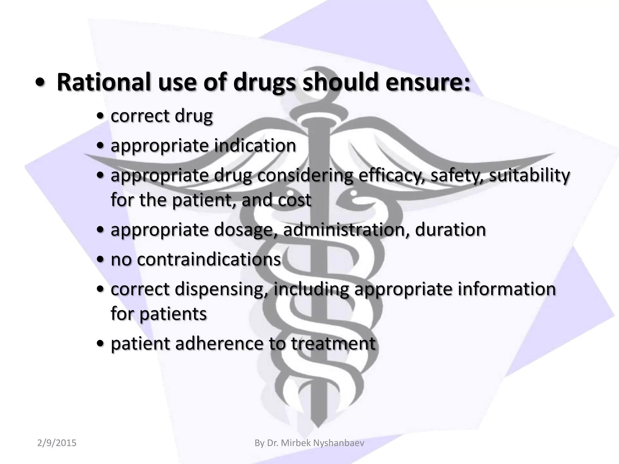 Introduction to clinical pharmacology (RUD) | PPTX
