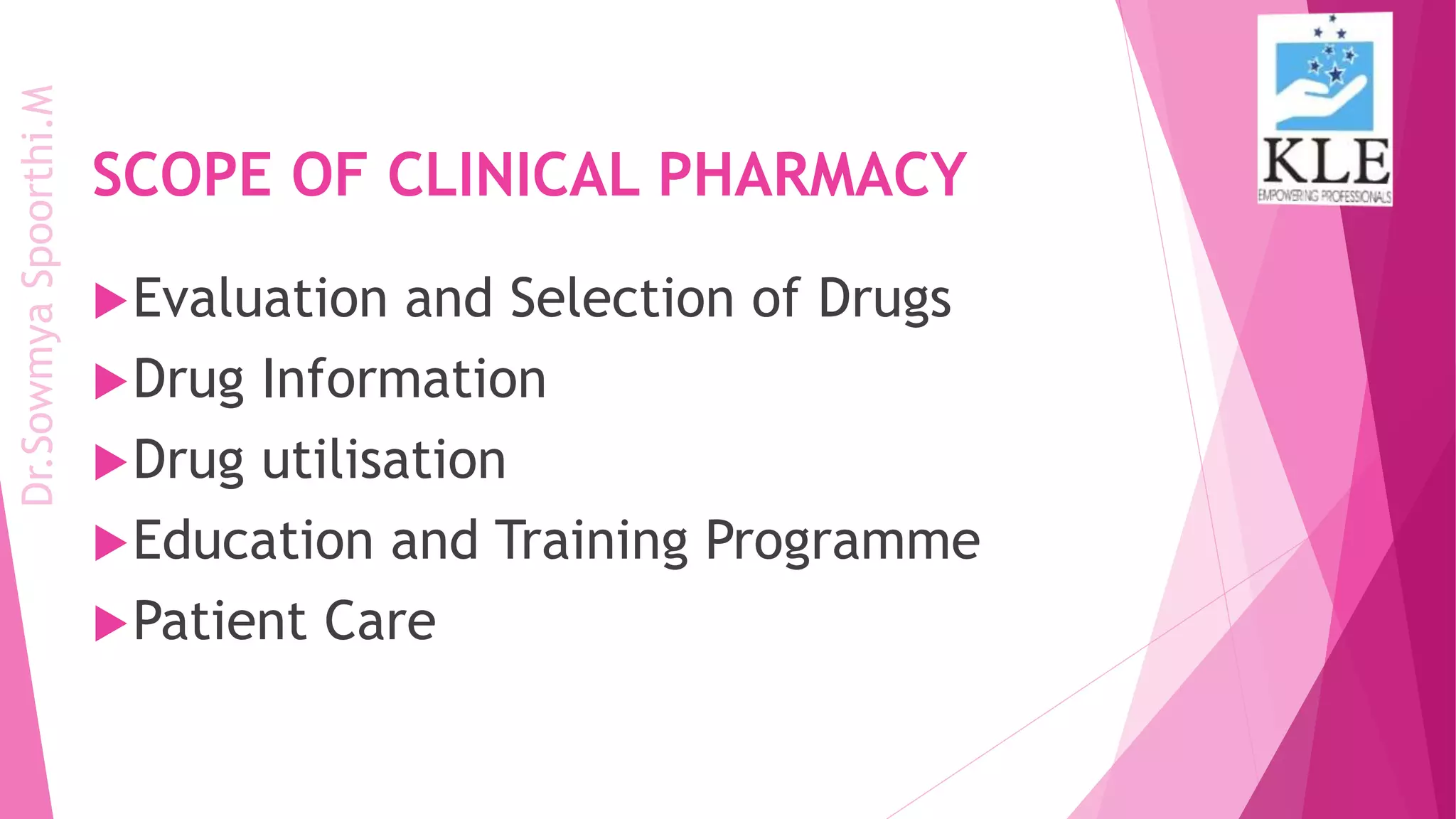 Introduction to clinical pharmacy | PPTX