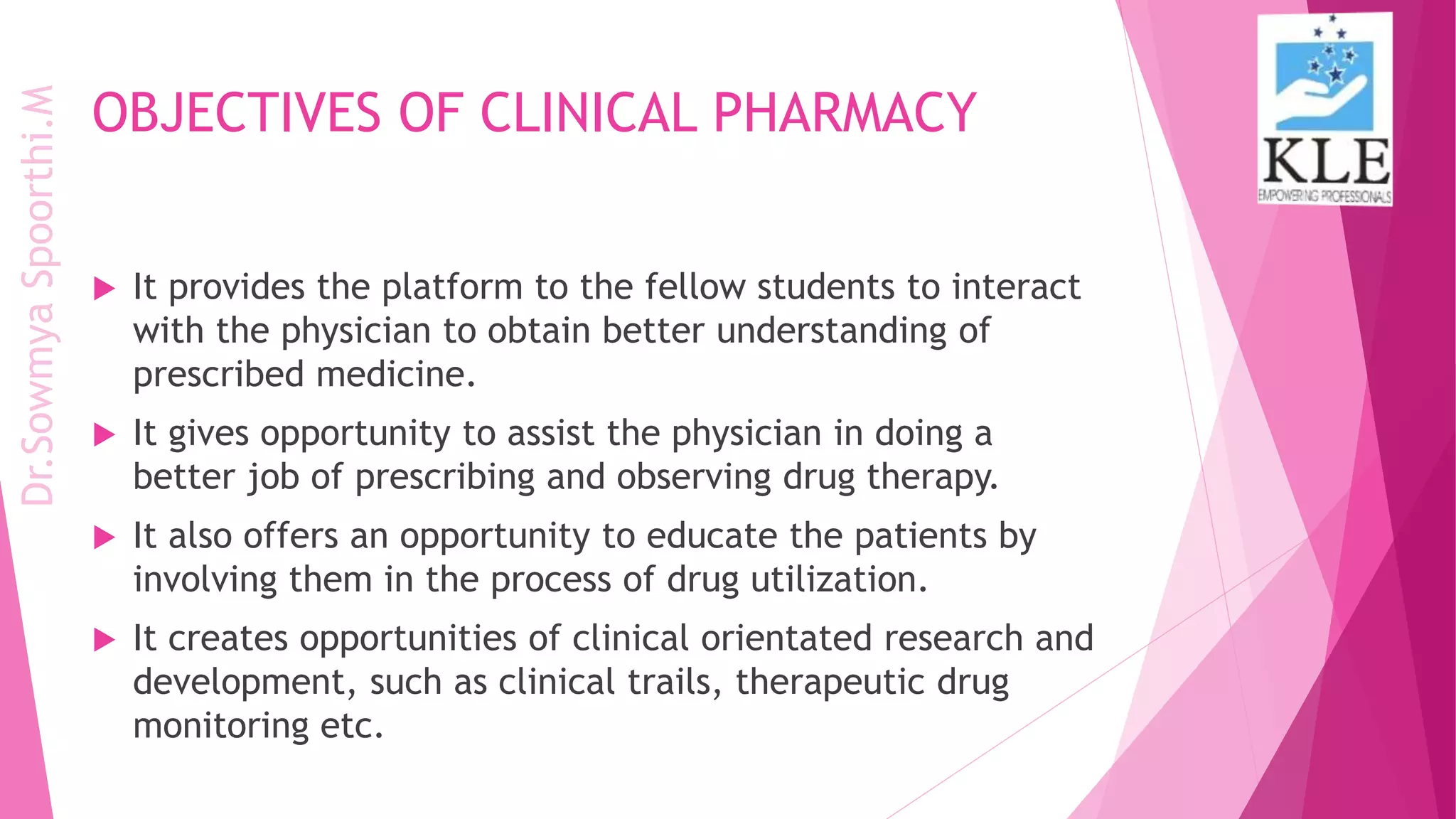 Introduction to clinical pharmacy | PPTX