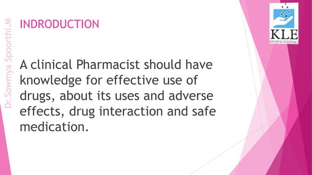 Introduction to clinical pharmacy | PPTX | Pharmaceutical Industry ...