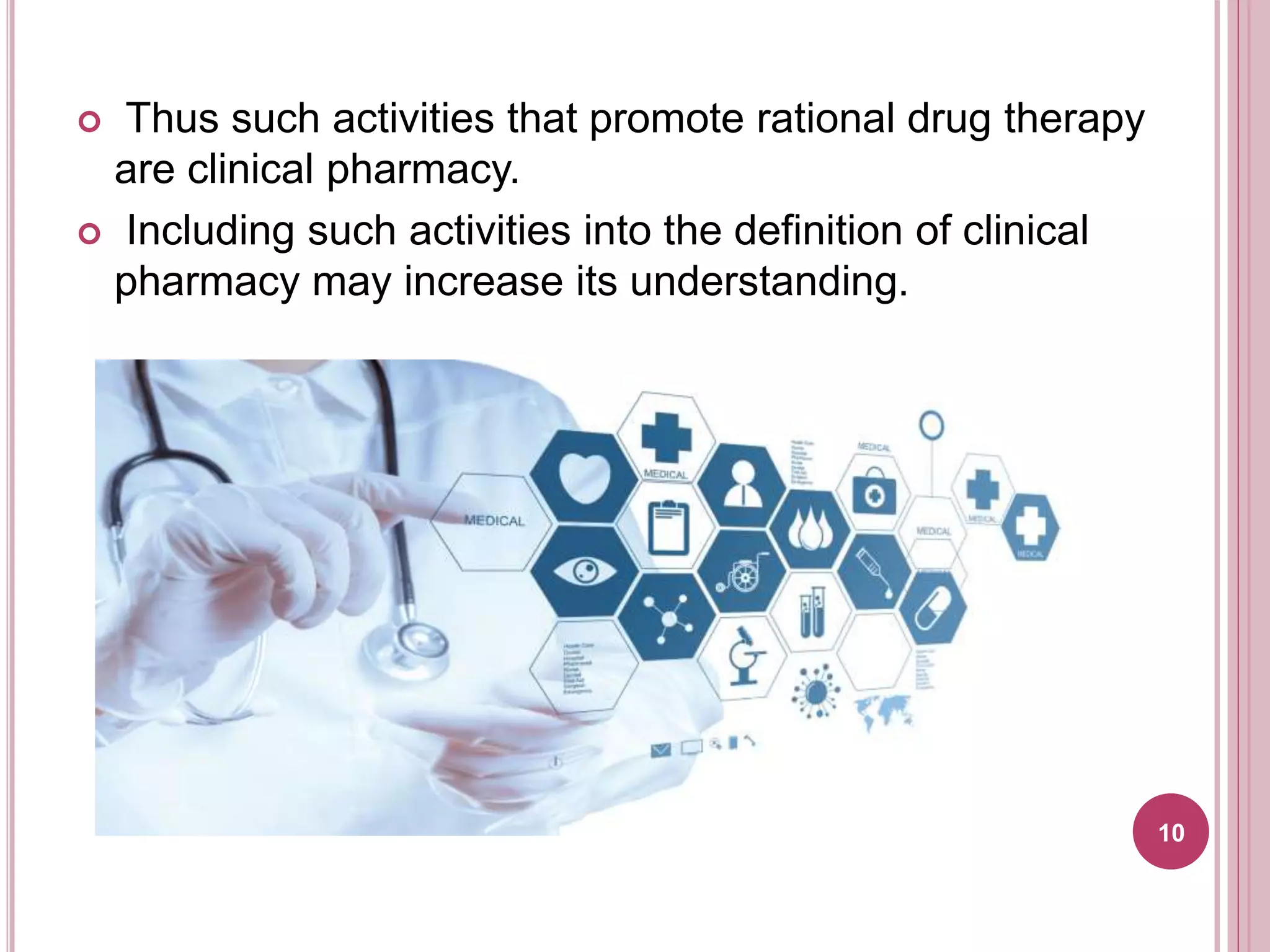 Introduction to clinical pharmacy practice | PPTX