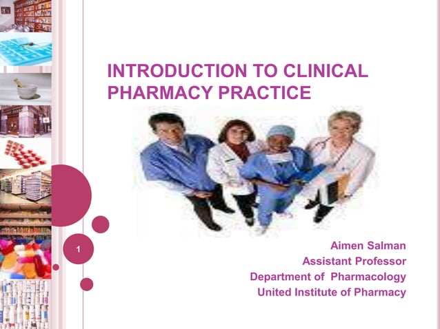 Introduction to clinical pharmacy practice | PPTX | Pharmaceutical ...