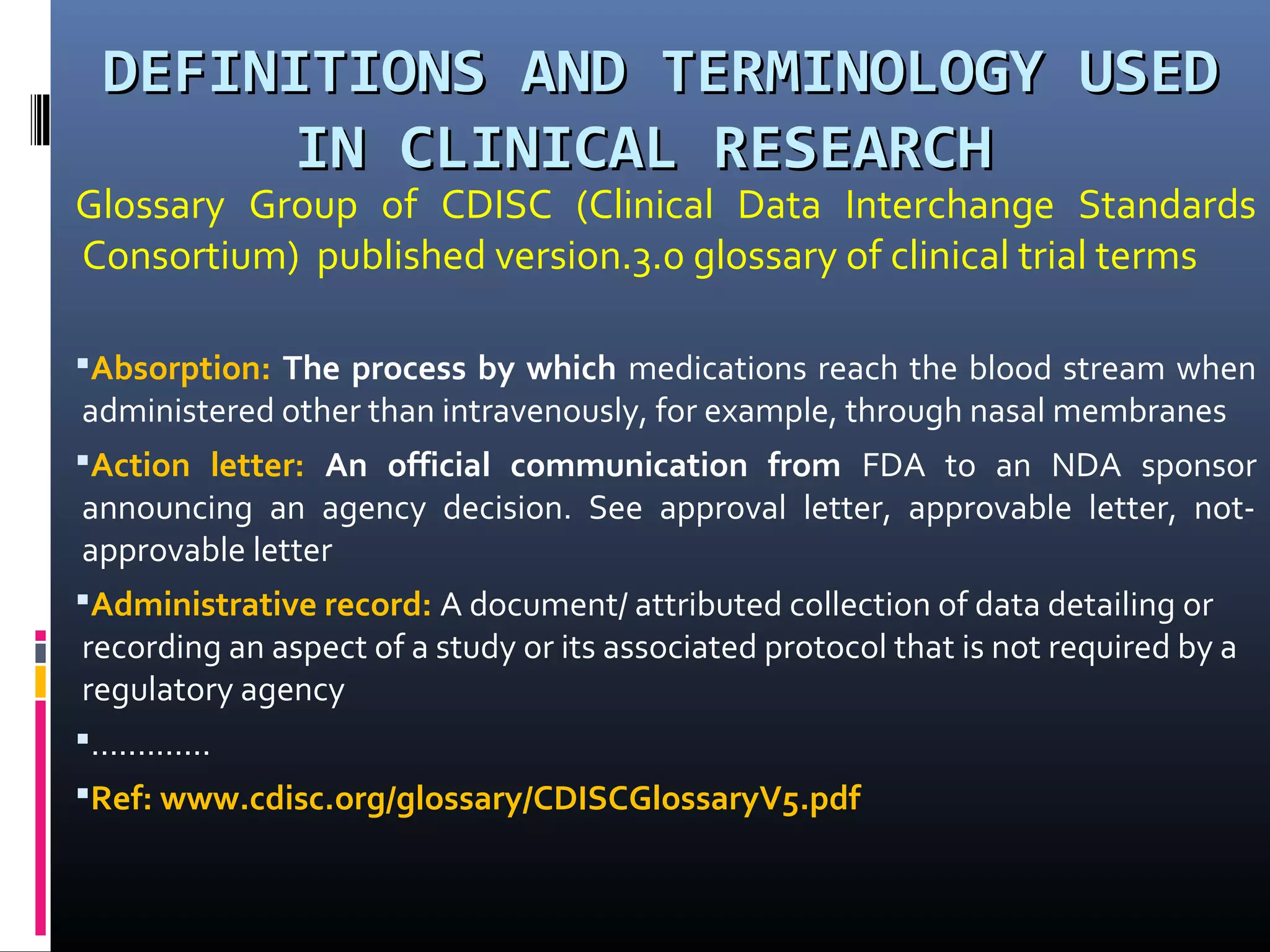 Introduction to clinical research | PPT