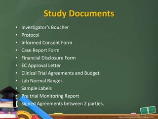 Introduction to clinical research - II | PPTX