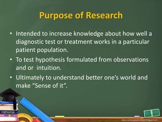 Introduction to clinical research - II | PPTX