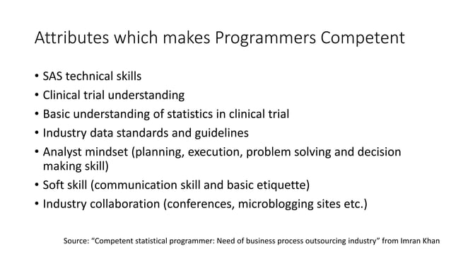 Introduction to clinical sas programming | PPTX | Programming Languages | Computing