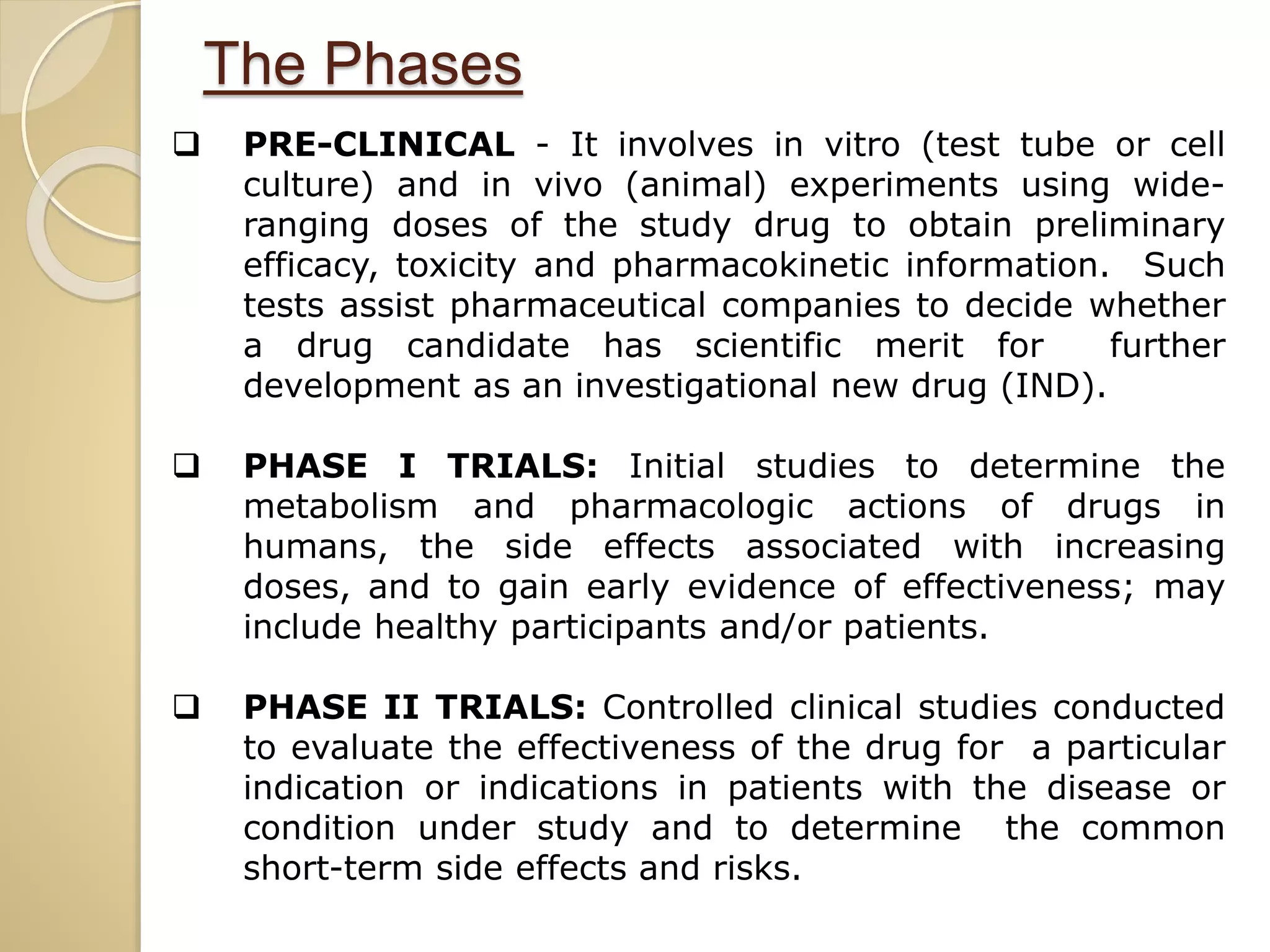 Introduction to clinical trial | PPTX