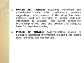 Introduction to clinical trial | PPTX