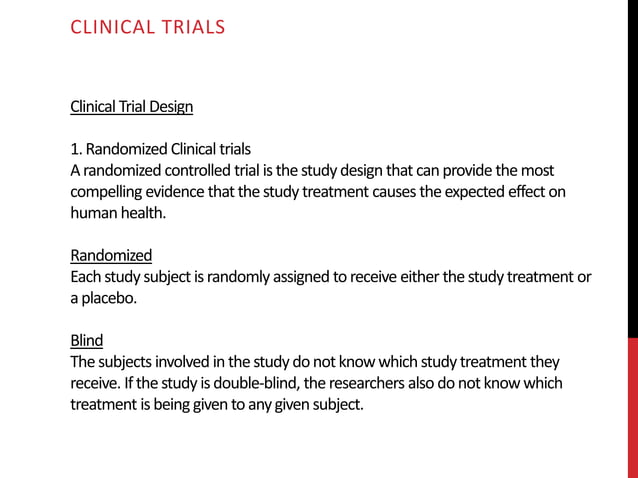 Introduction to clinical trials.pptx | Healthcare Industry | Industries