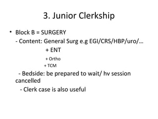 Introduction to clinical years | PPT