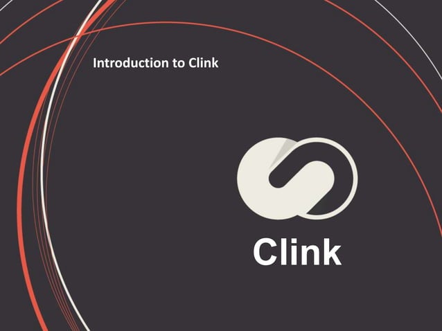 Introduction to clink | PPTX