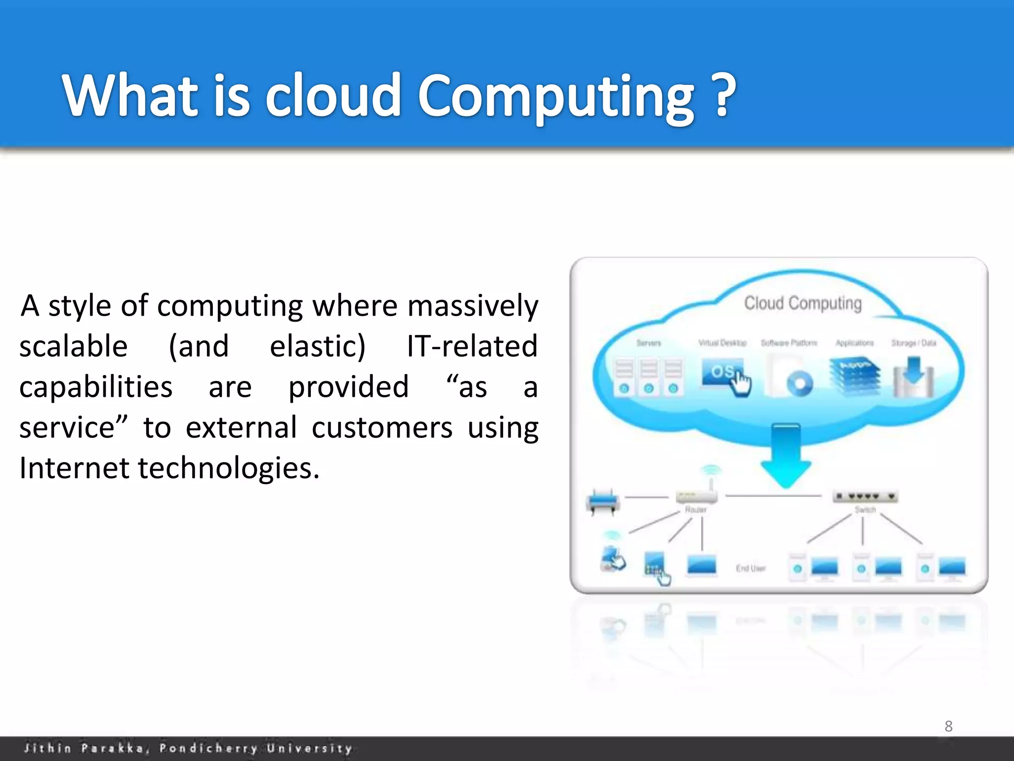 Introduction to cloud computing | PPTX