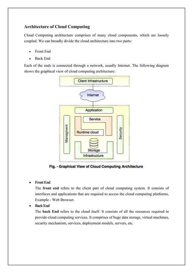 Fundamentals of cloud Computing | PDF | Cloud Computing | Internet