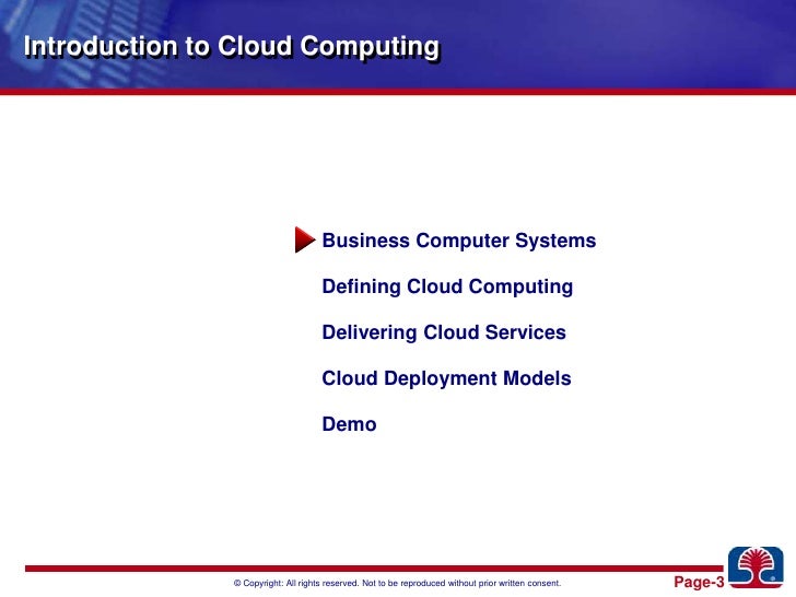 Introduction To Cloud Computing