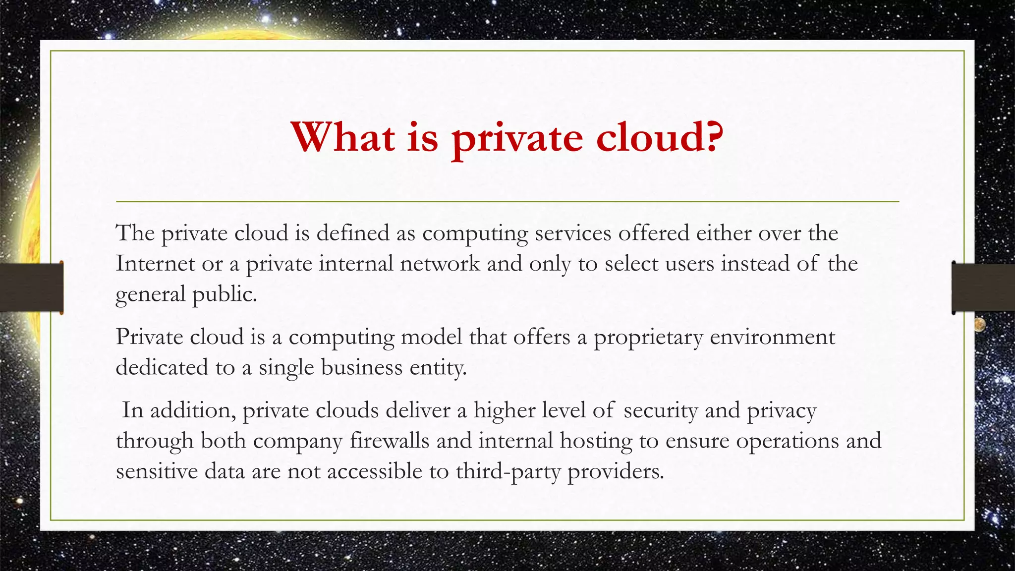 Introduction to cloud computing | PPT