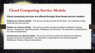 Introduction to cloud computing | PPT