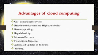Introduction to cloud computing | PPT