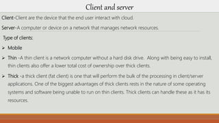 Introduction to cloud computing | PPTX
