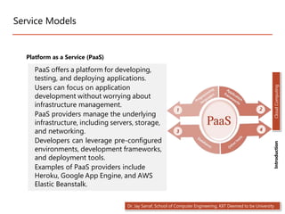 Introduction to Cloud Computing for internet of things | PPT