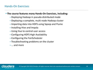 Introduction to Cloudera's Administrator Training for Apache Hadoop | PPT