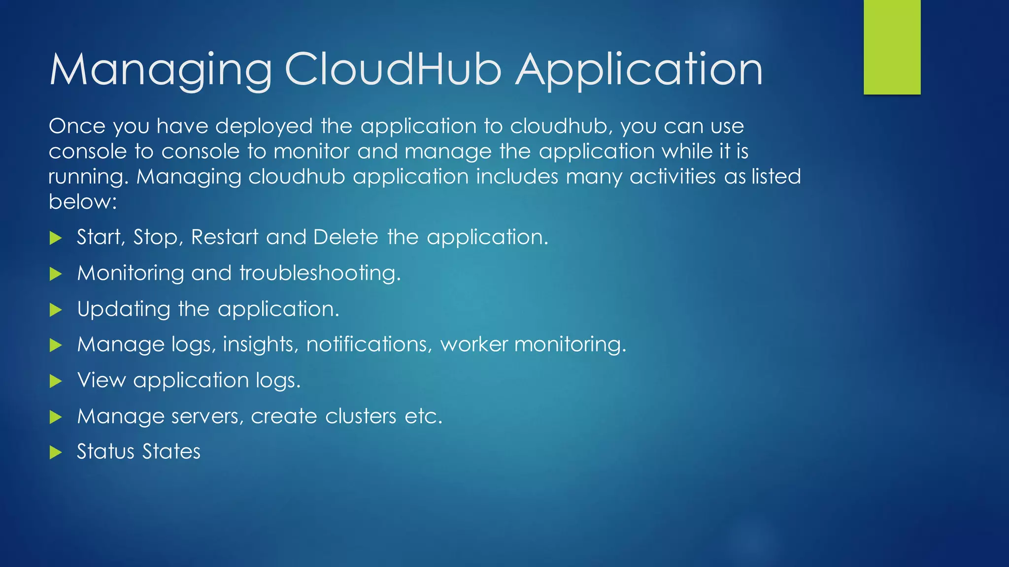 Introduction To Anypoint CloudHub With Mulesoft | PDF | Cloud Computing ...