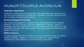Introduction To Anypoint CloudHub With Mulesoft | PDF | Cloud Computing ...