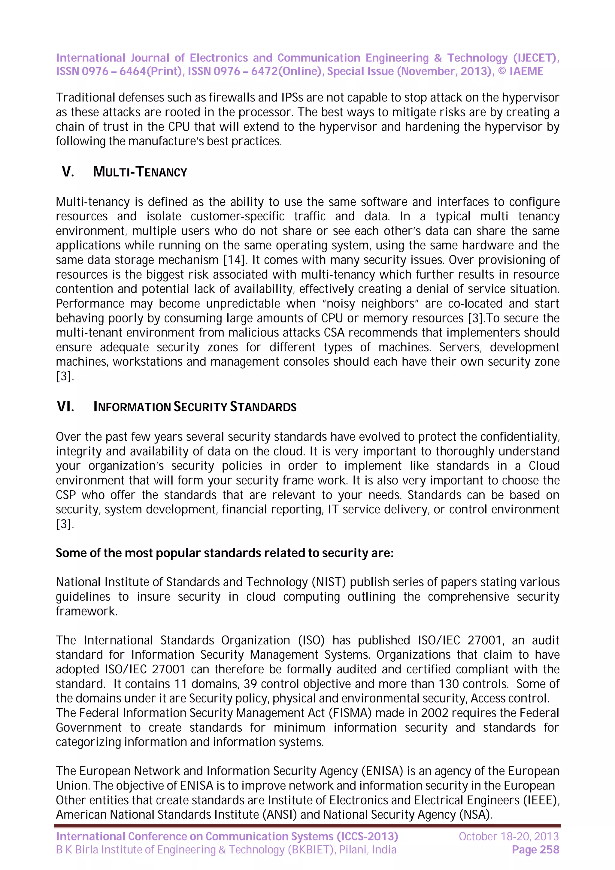 Introduction to cloud security | PDF