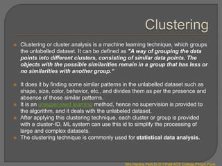 Introduction to Clustering . pptx | PPTX