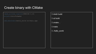 Introduction to CMake | PDF