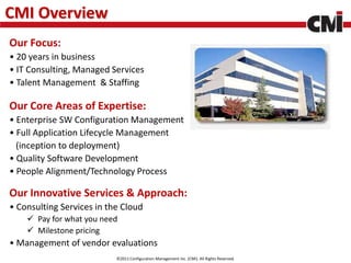 CMI Overview | PPTX