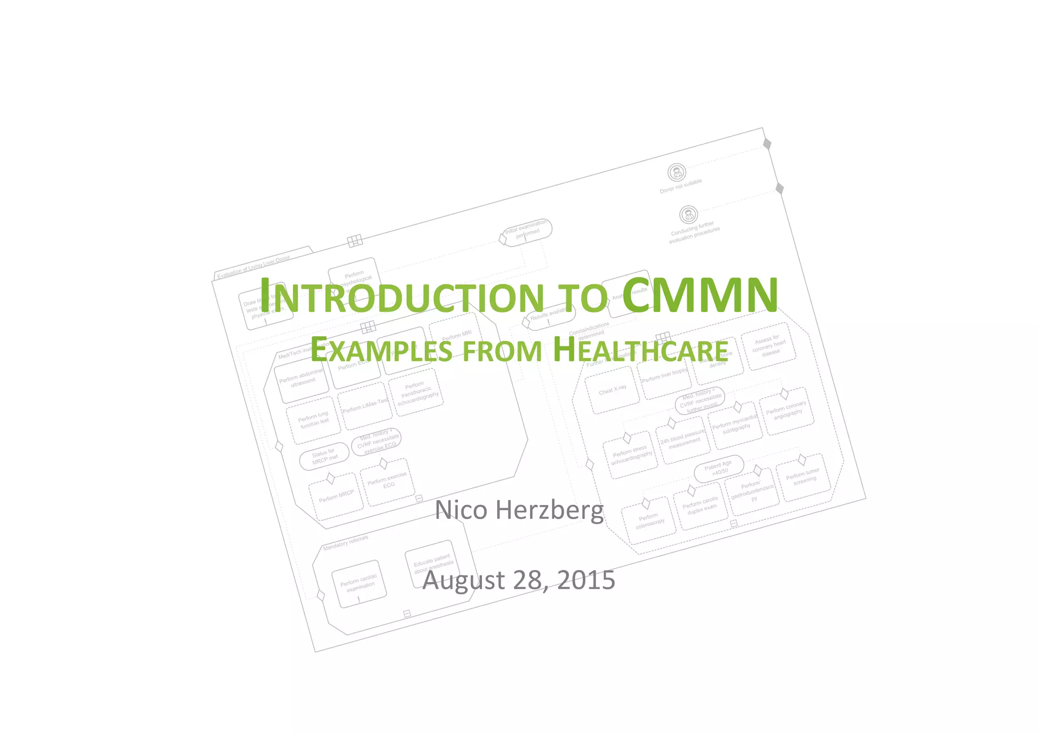 Introduction to CMMN | PPT
