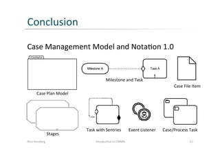 Introduction to CMMN | PPT