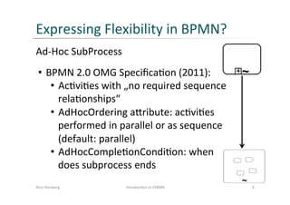 Introduction to CMMN | PPT
