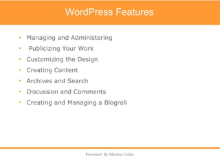 Introduction to cms and wordpress | PPT