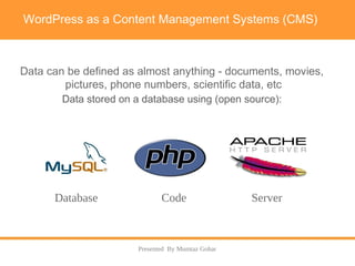 Introduction to cms and wordpress | PPT