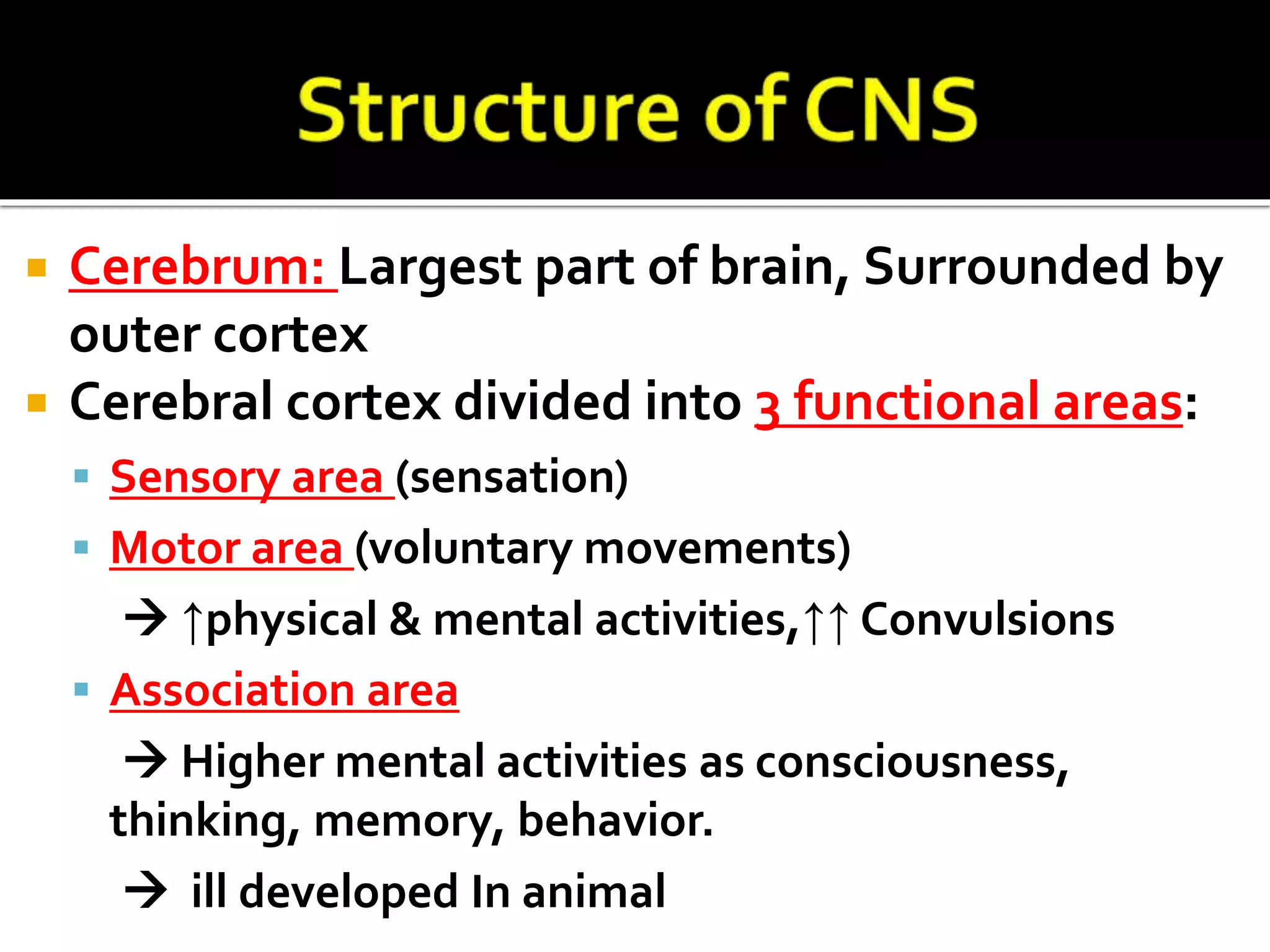 Introduction to cns dr.neha