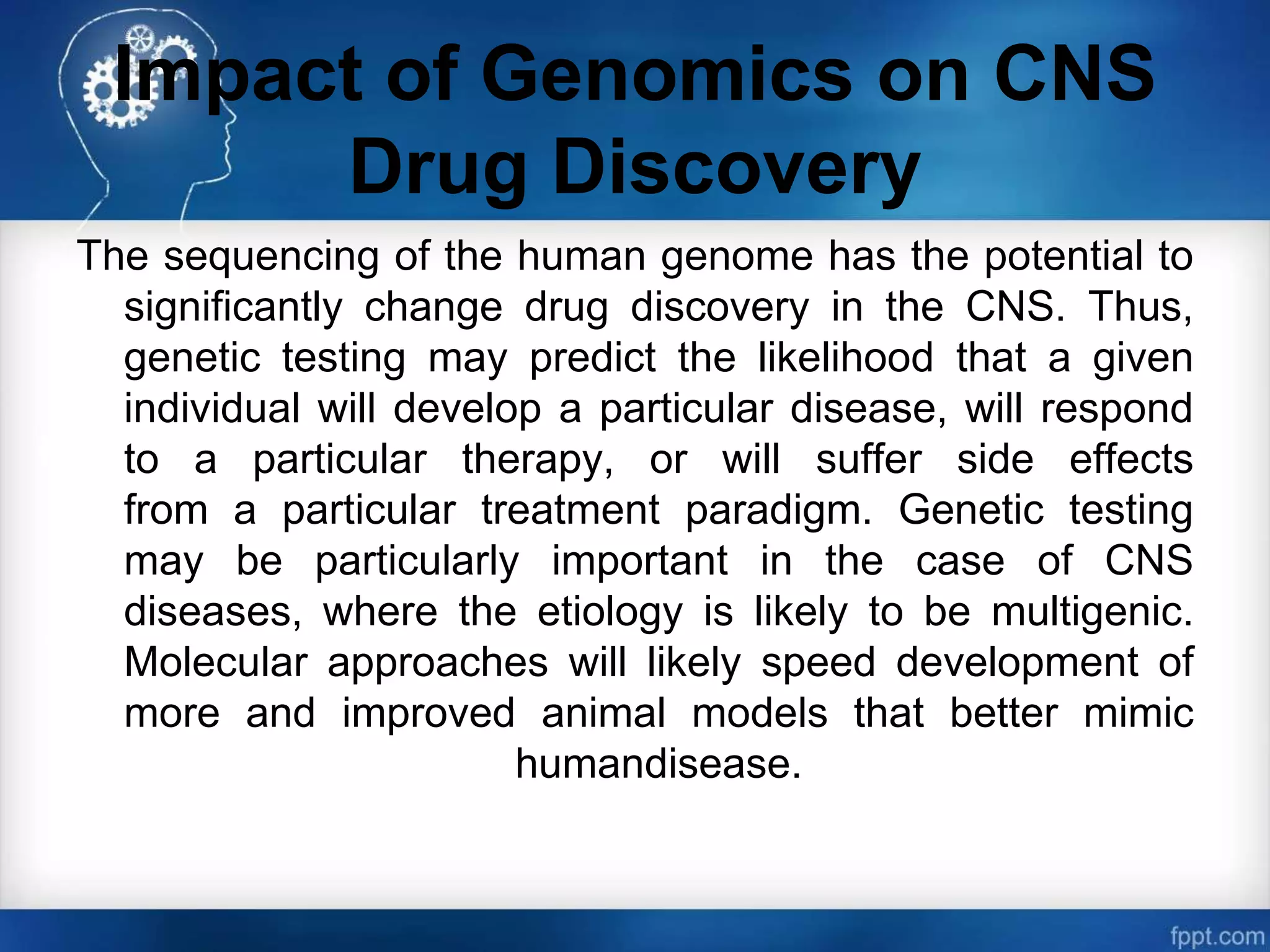 Introduction to cns pharmacology | PPTX